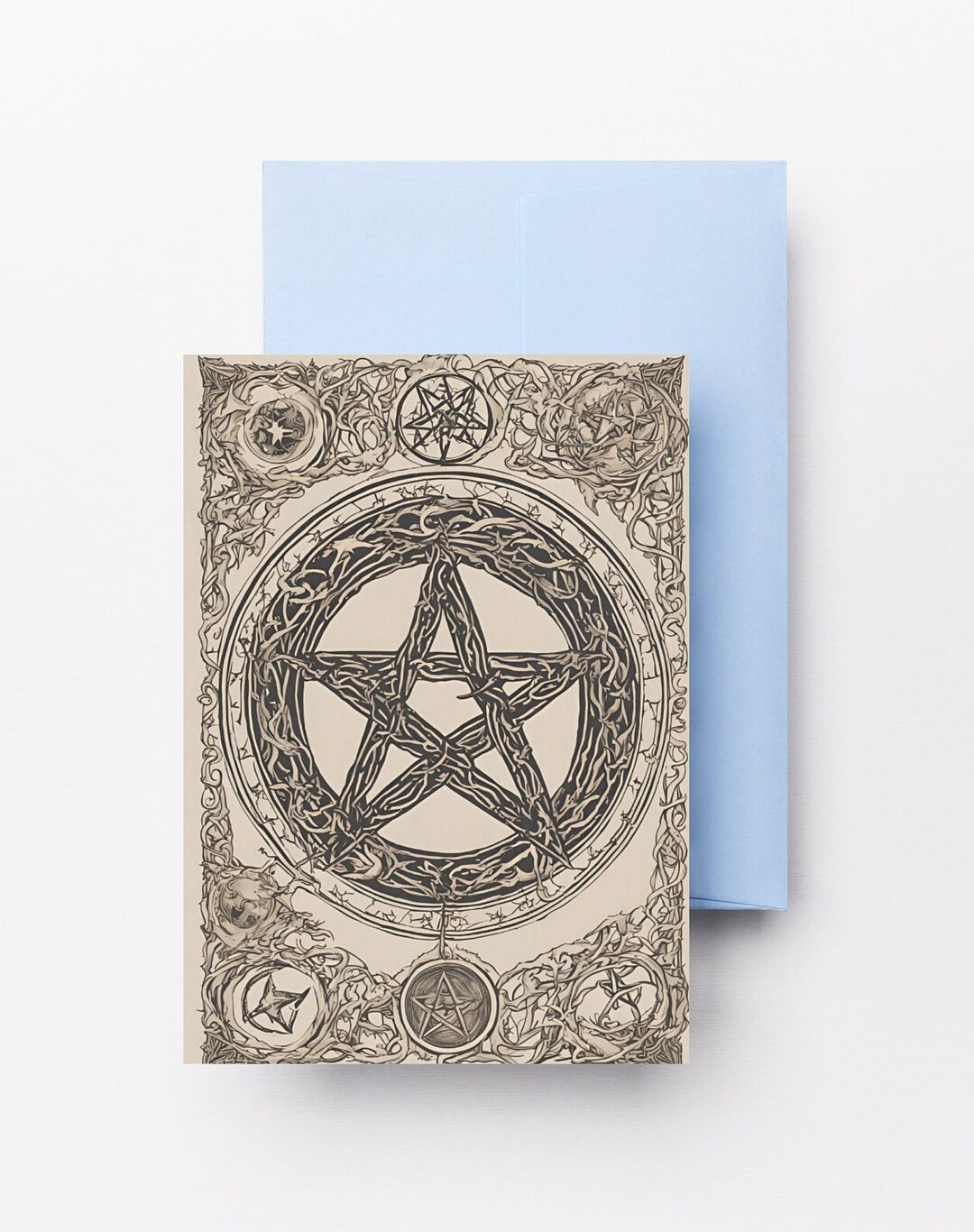 Wiccan Card Pentacle - Etsy