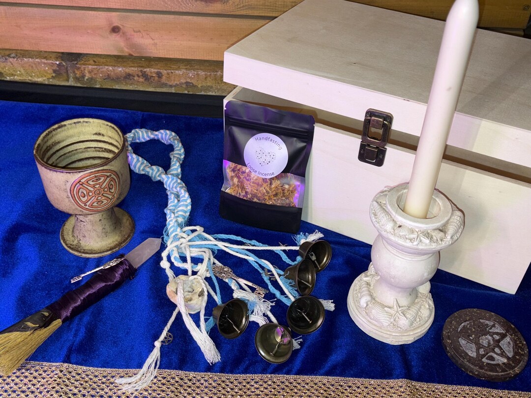 Sacred Wedding Altar – One-of-a-kind Handfasting Ritual Set With ...