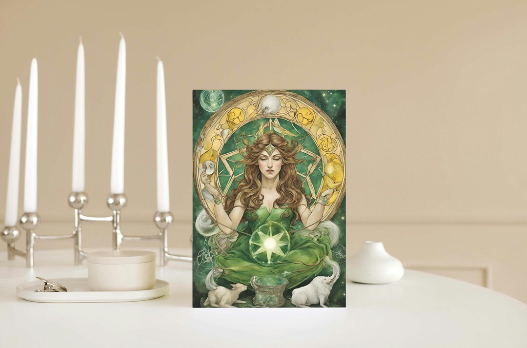 Wiccan Card Earth - Etsy
