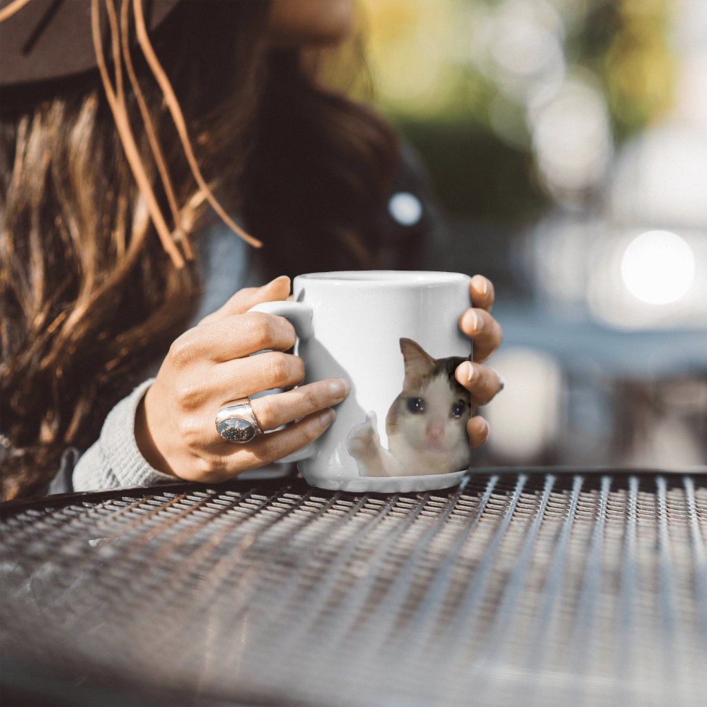 Thumbs up Crying Cat Meme, It's Ok Cat PNG, Thumbs up Cat SVG, Ok Cat ...