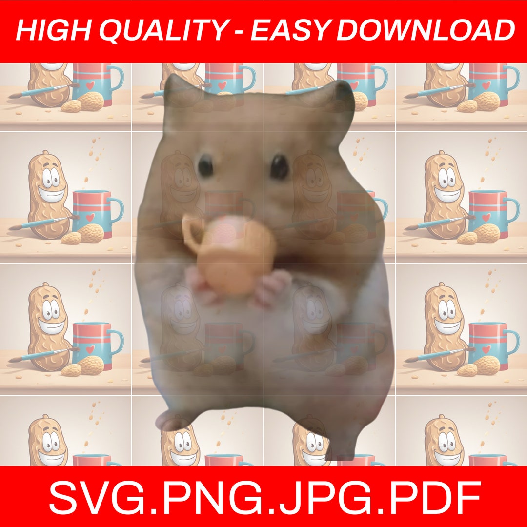 Hamster Drinking PNG, Adorable Hamster Svg, Hamster Sipping, Cute ...
