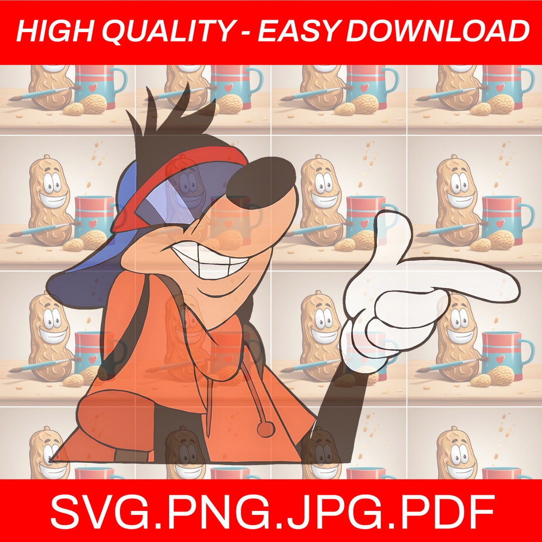 Buy Max Goof SVG, Goofy SVG, Goofy PNG, Goofy Clip Art, Cartoon ...