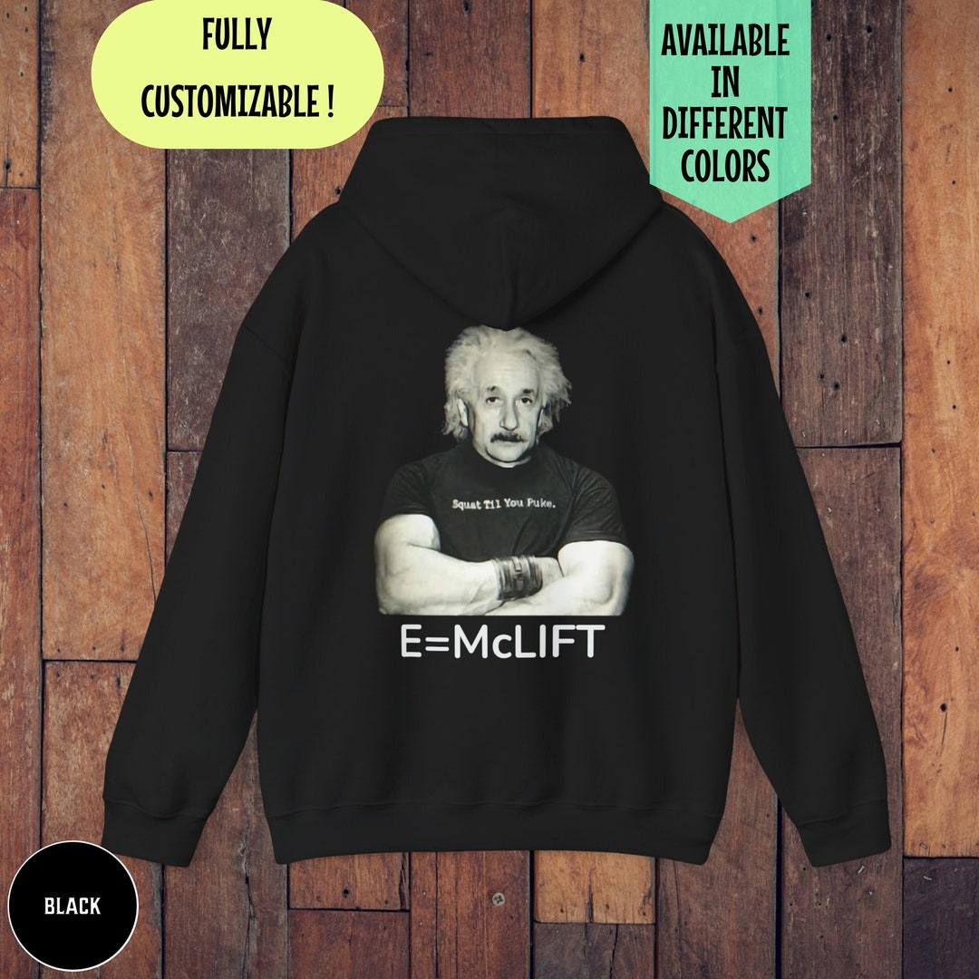 Funny Einstein Hoodie, Einstein Hoodie, Funny Meme Hoodie, Pump Cover ...