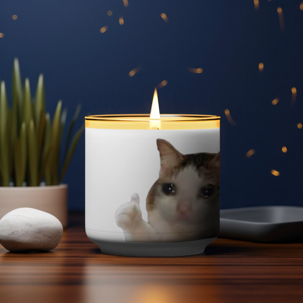 Thumbs up Crying Cat Meme, It's Ok Cat PNG, Thumbs up Cat SVG, Ok Cat ...