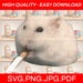 Hamster With Knife PNG, Knife Hamster Svg, Hamster With Knife Meme ...