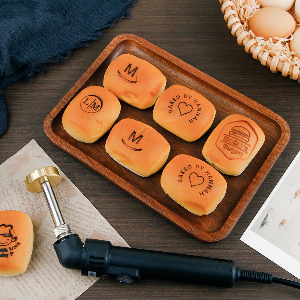 Personalized Bread Branding Iron, Food-safe Brass, Heated Handle ...