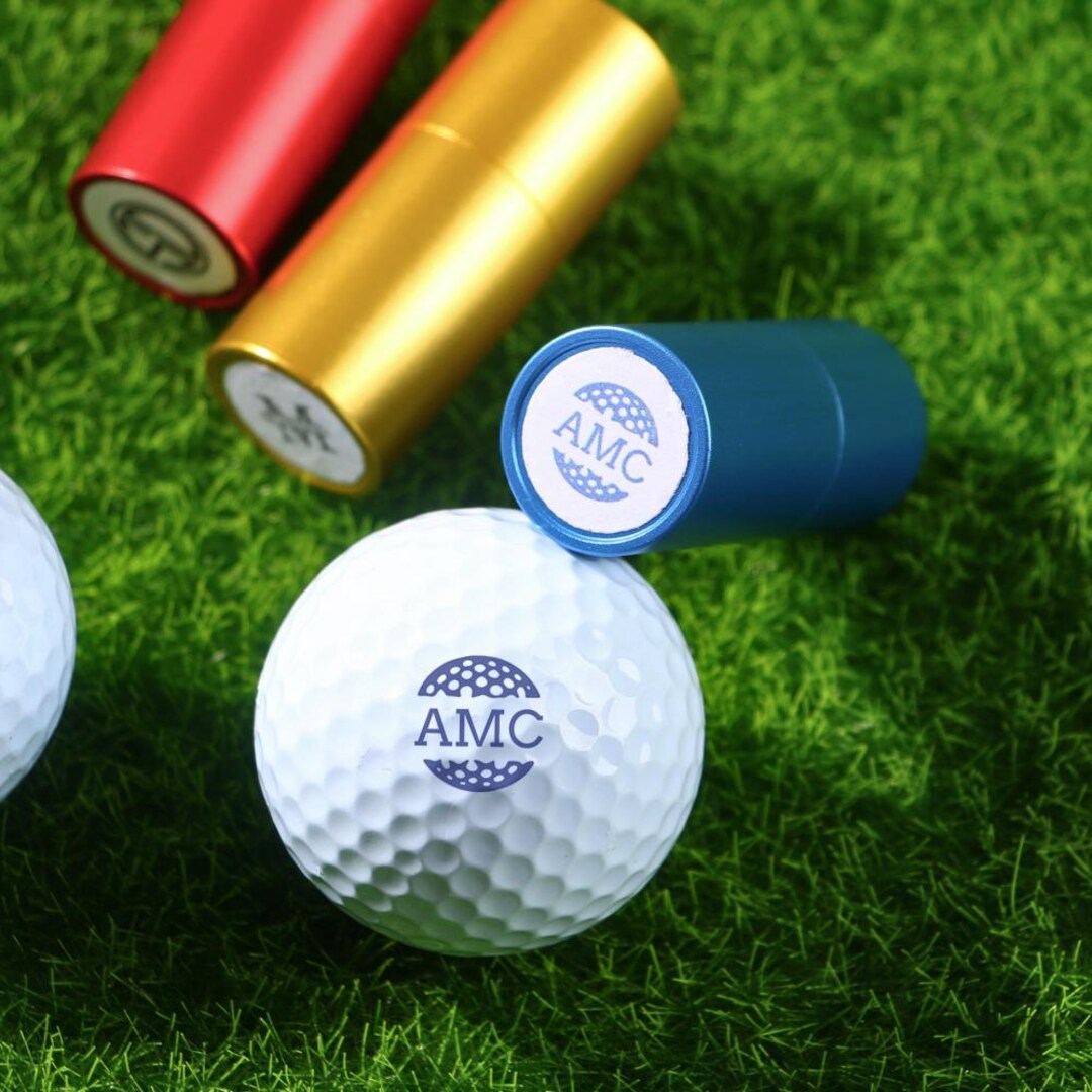 Personalized Your Own Golf Ball Stamp, Golf Ball Marker, Custom Golf ...