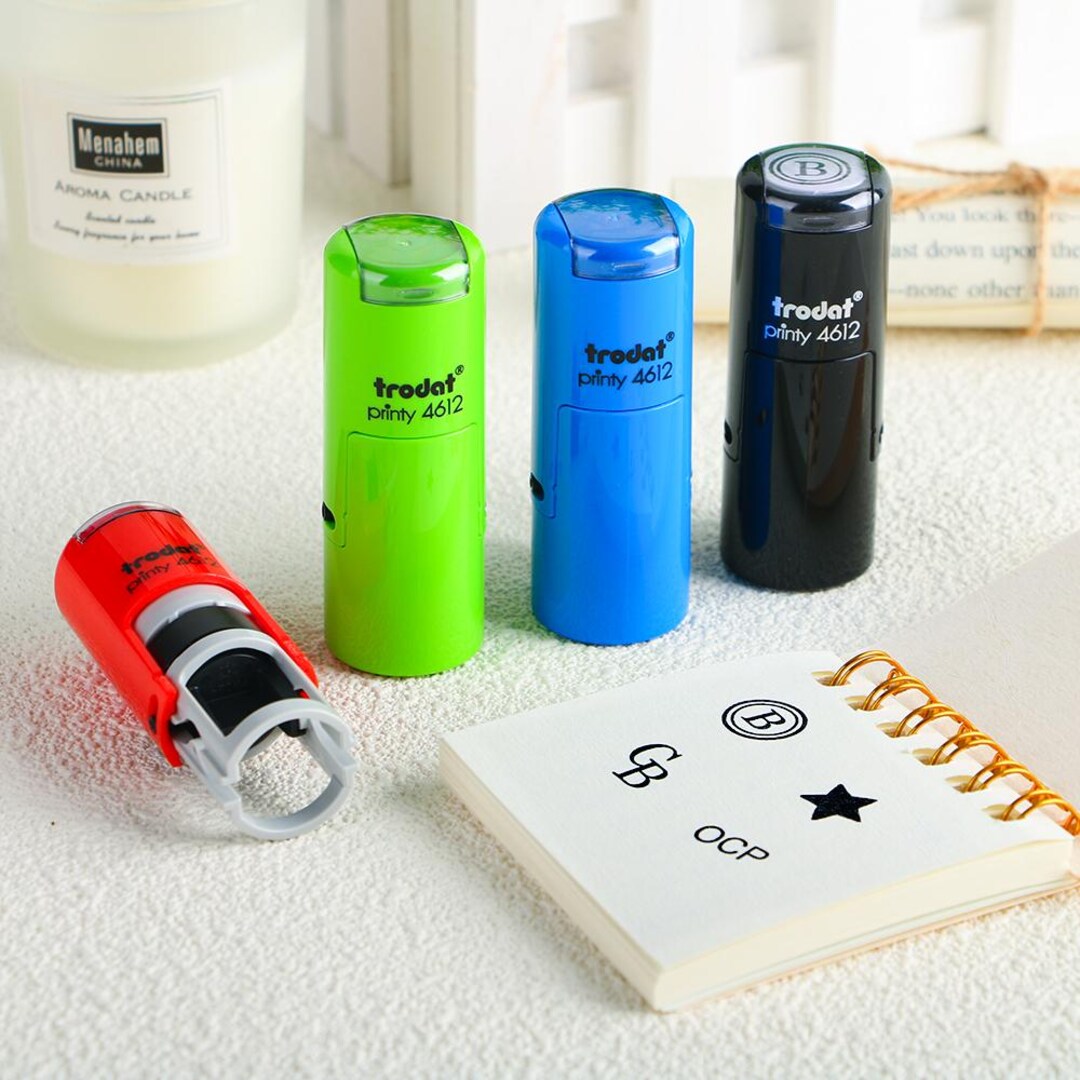 Custom Mini Self Inking Stamp, Custom Mini Loyalty Card Stamp, Custom ...