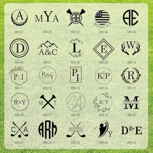 Custom Logo Stamp,personalized Custom Name Golf Ball Stamp, Golf Ball ...