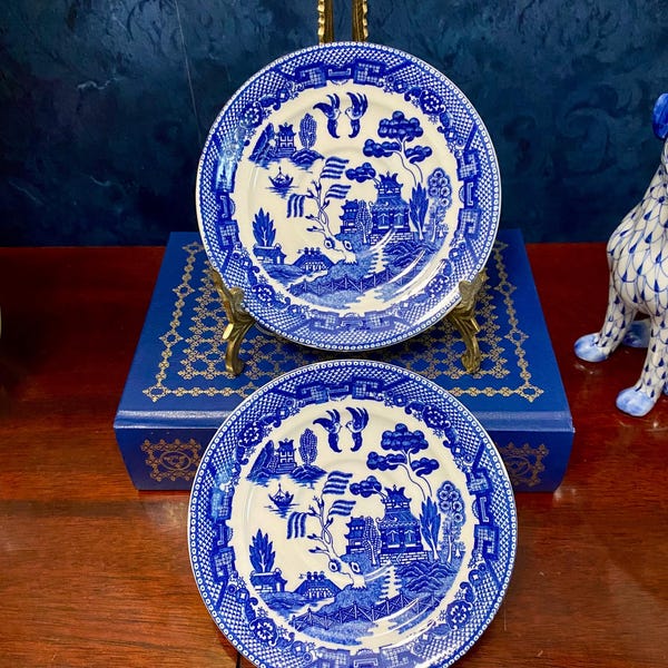 Willow Pattern Plate - Etsy