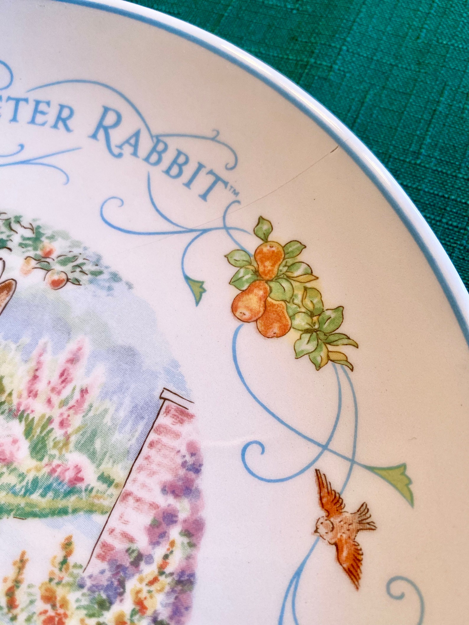 Set of 3: 1999 Wedgwood Vintage Peter Rabbit Birthday Plate Beatrix ...