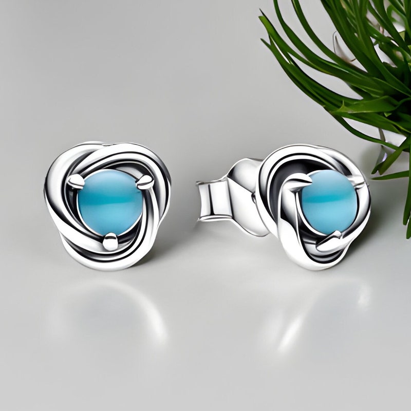 Birthstone eternity earrings - Etsy.de