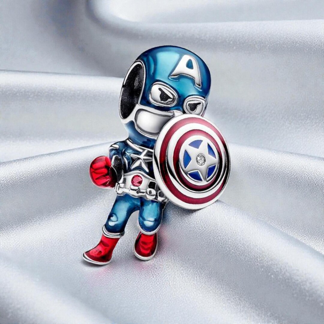 Avengers Captain America Charm, Jewellery for Women, Whimsical ...