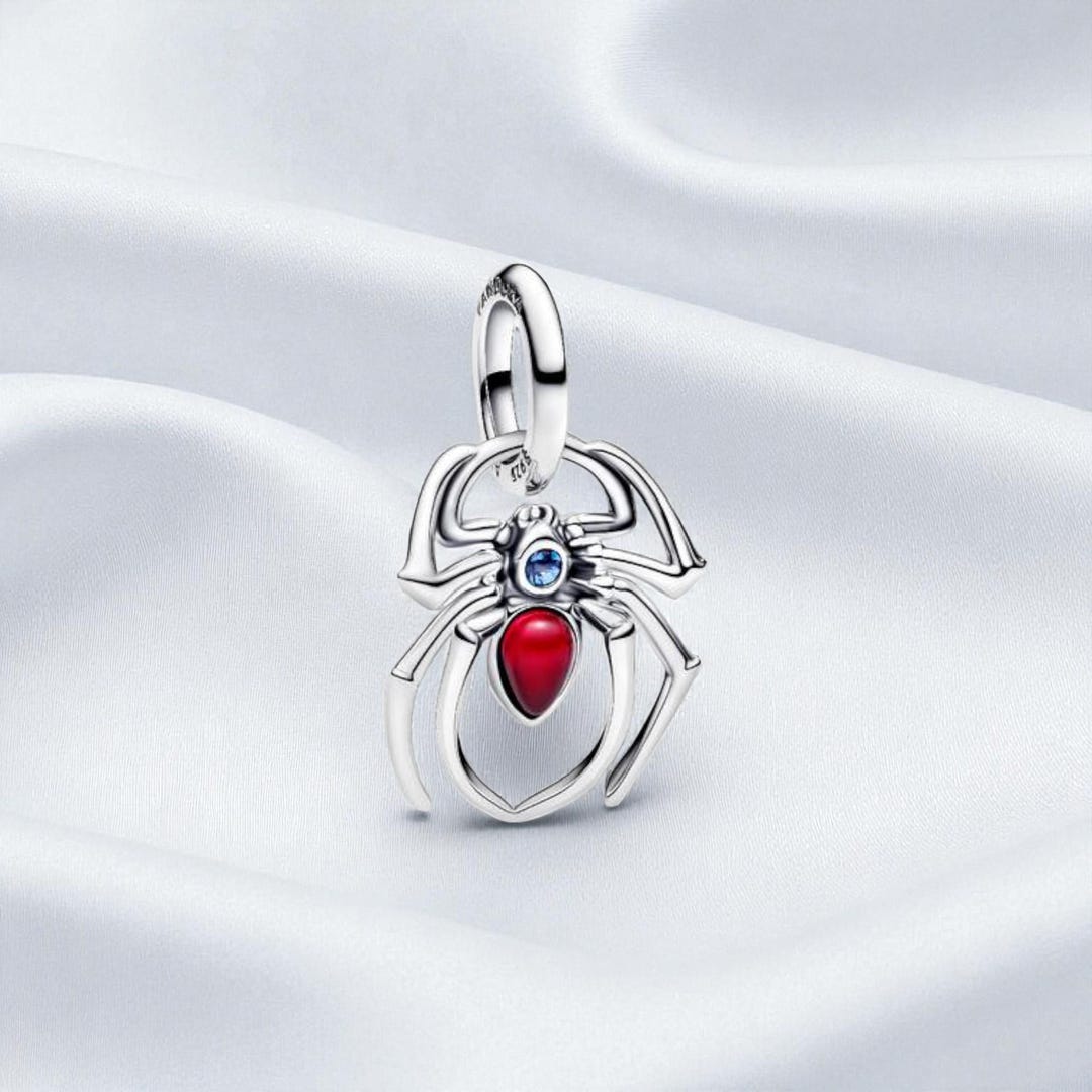 Spiderman Dangle Charm, Superhero Jewellery Pendant, Spiderman ...