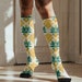 Cushioned Crew Sock Mockup, Sublimation All Over Print AOP Sock Mock, 3 ...