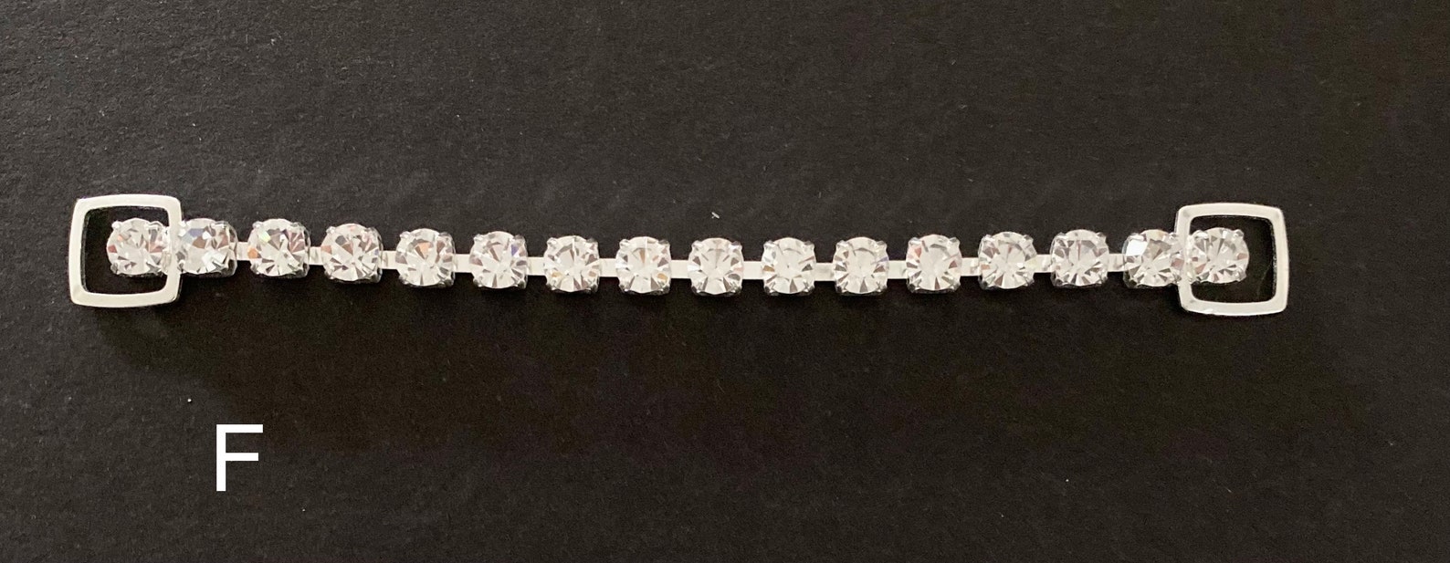 Silver Rhinestone Bikini Strap & Hip Connectors. Various Lengths and ...