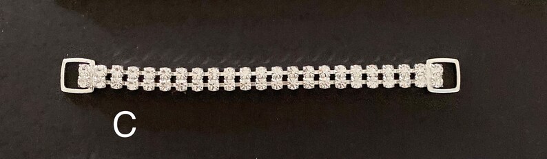 Silver Rhinestone Bikini Strap & Hip Connectors. Various Lengths and ...