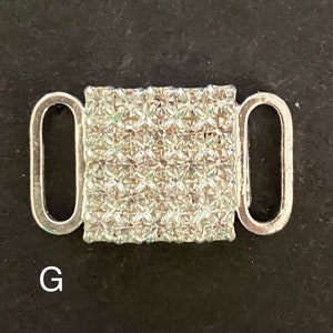 Rhinestone Connectors - Silver, Gold, Black. Various Lengths and Styles ...