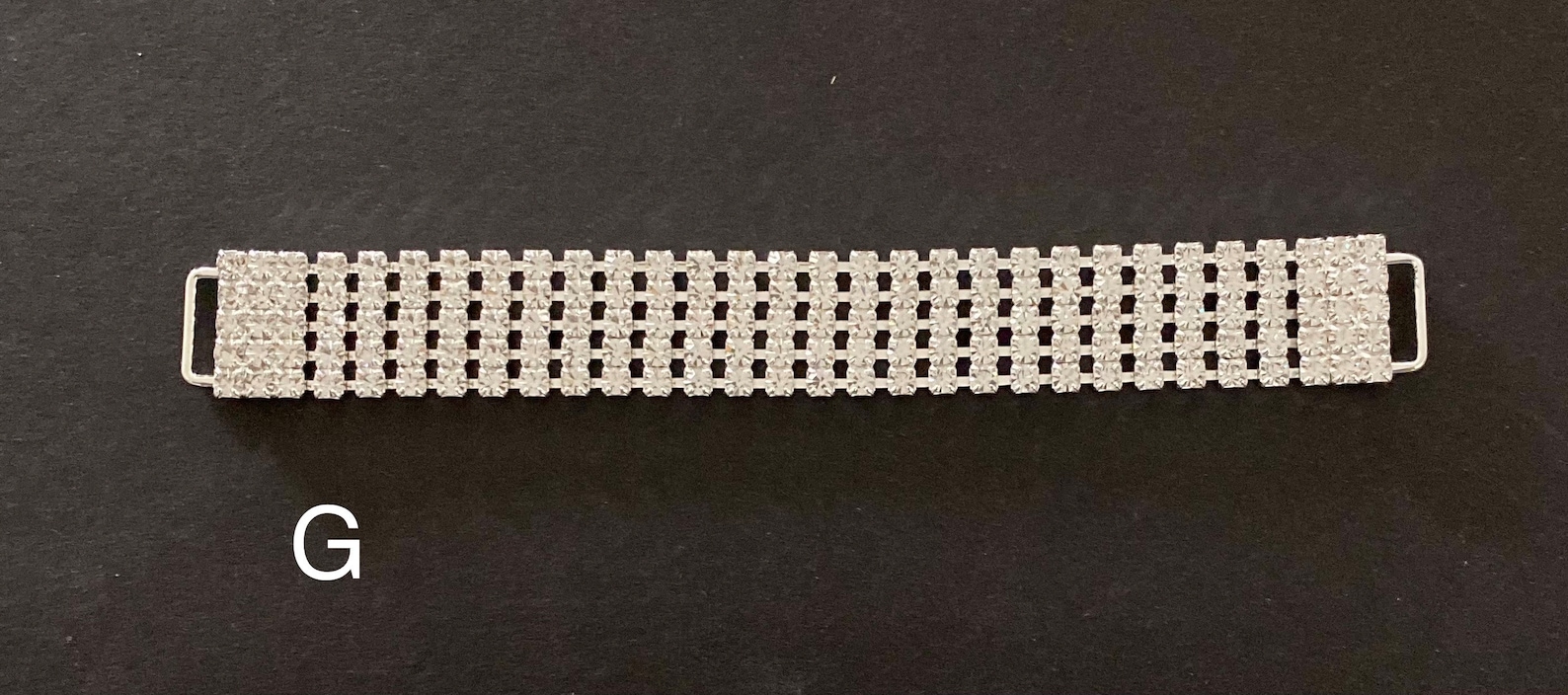 Silver Rhinestone Bikini Strap & Hip Connectors. Various Lengths and ...