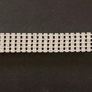 Silver Rhinestone Bikini Strap & Hip Connectors. Various Lengths and ...