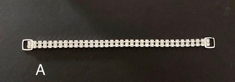 Silver Rhinestone Bikini Strap & Hip Connectors. Various Lengths and ...