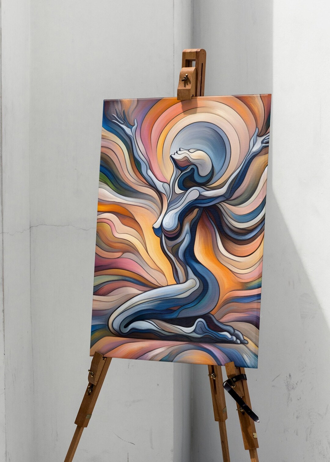 Divine Goddess Canvas Wall Art for Bedroom Colourful Art Print Feminine ...