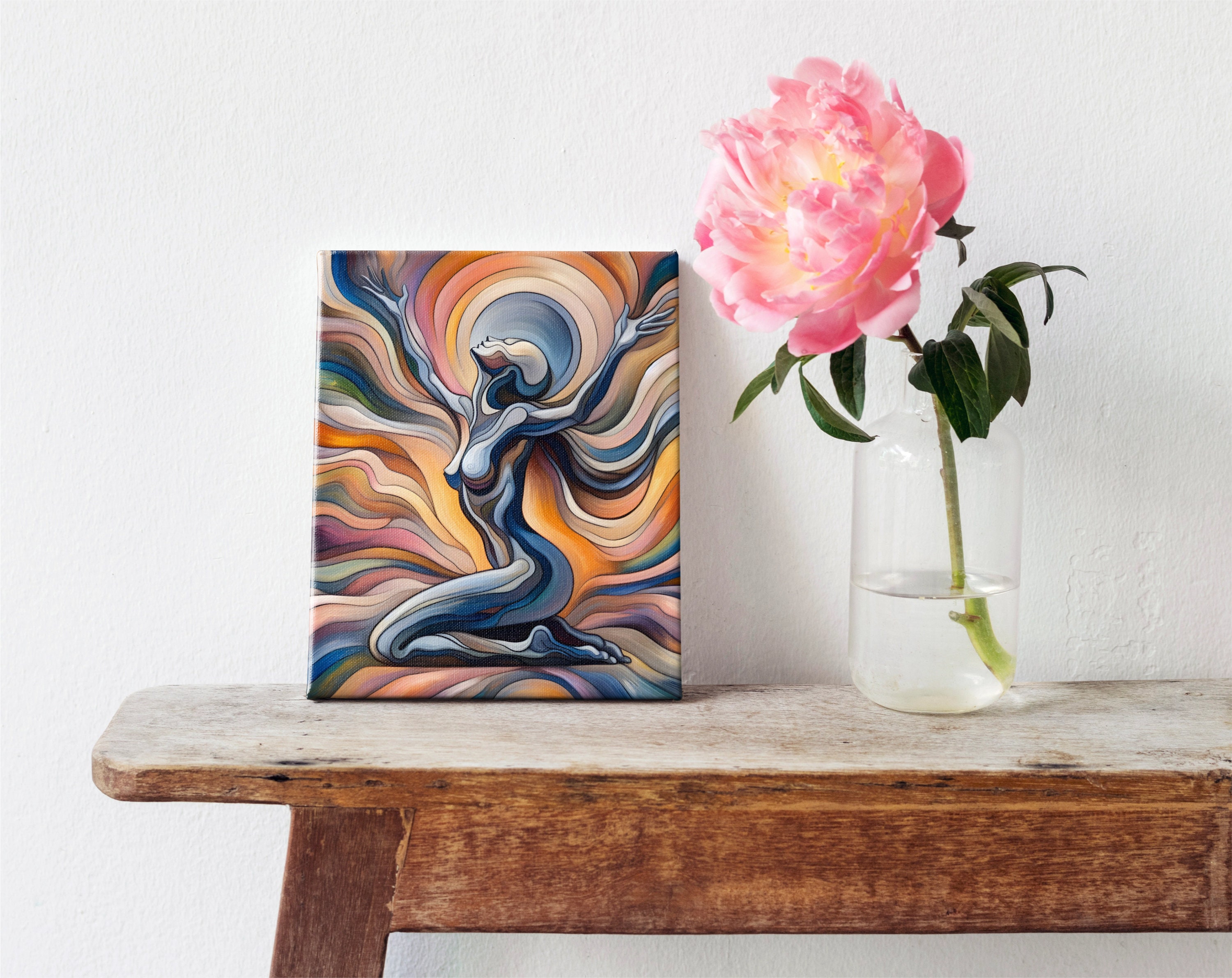 Divine Goddess Canvas Wall Art for Bedroom Colourful Art Print Feminine ...