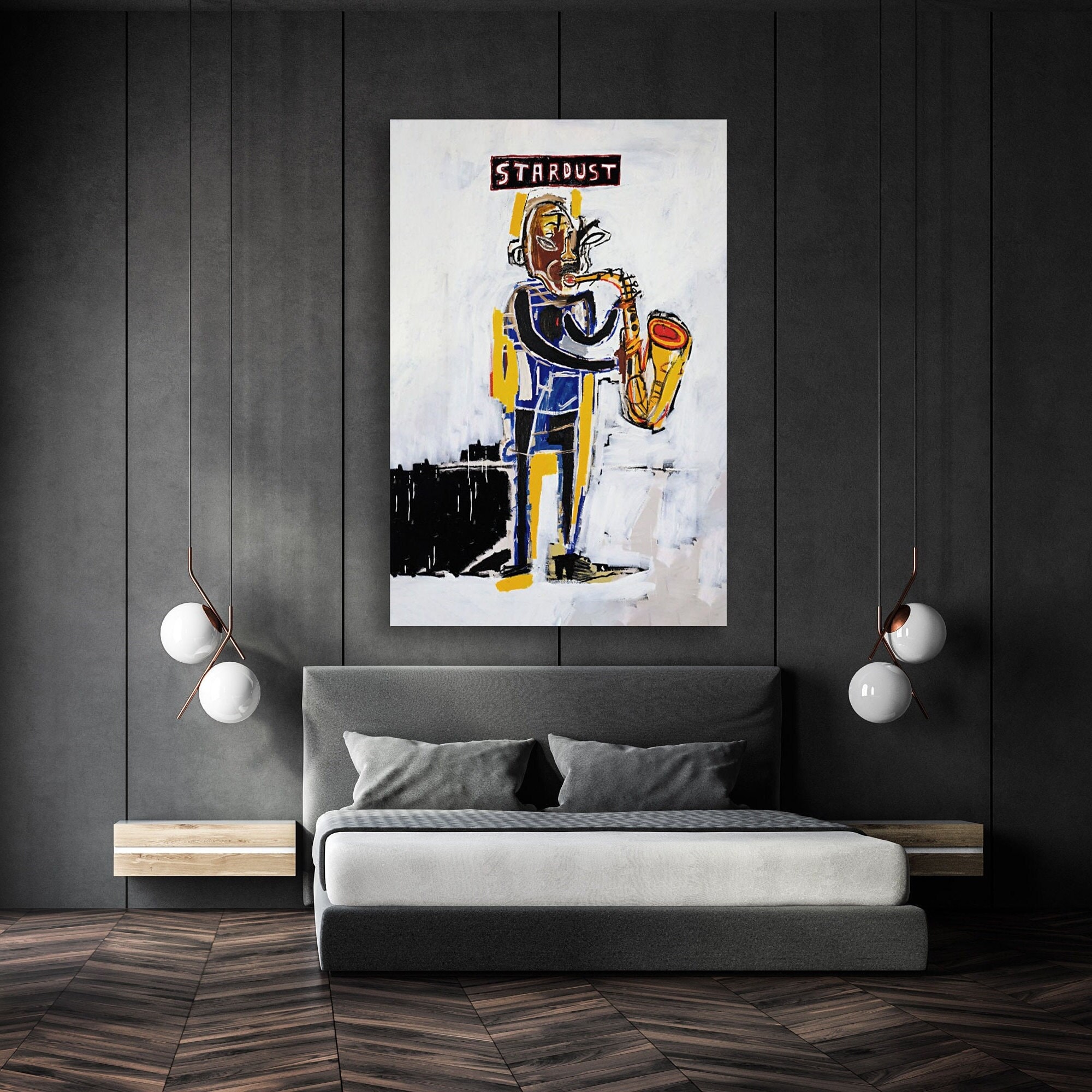 Jean Michel Basquiat Artwork Basquiat Print Street Art Exhibition ...