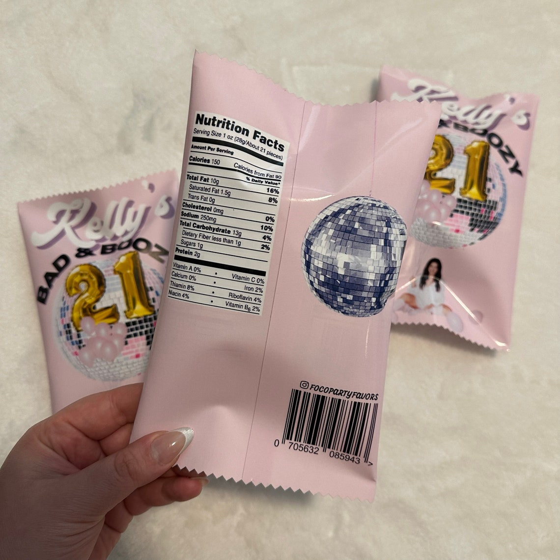 Fully Customizable Party Favors Snacks Included 21 Birthday - Etsy