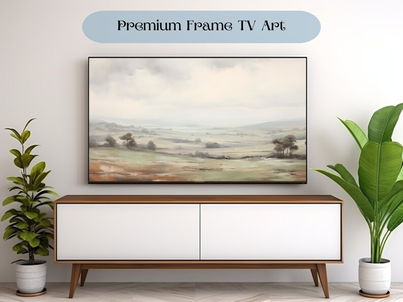 Misty Landscape Countryside Samsung Frame TV Art - Digital Download ...