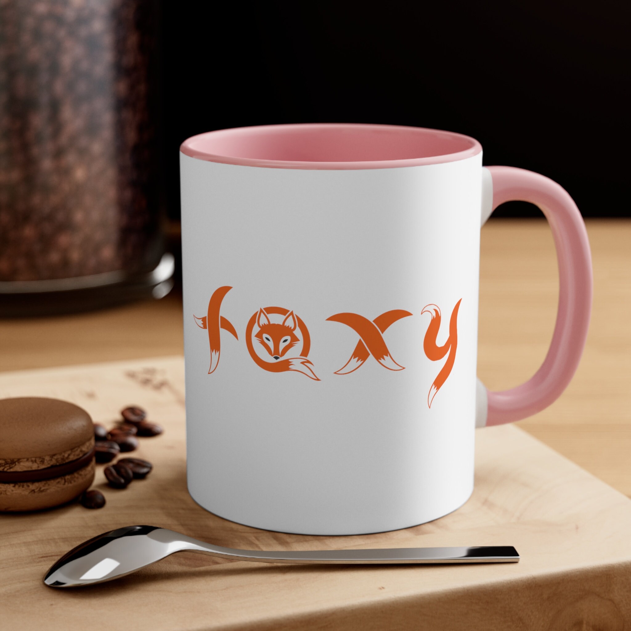 Foxy Coffee Mug Style for Furry Community With Fox Face Woodland ...