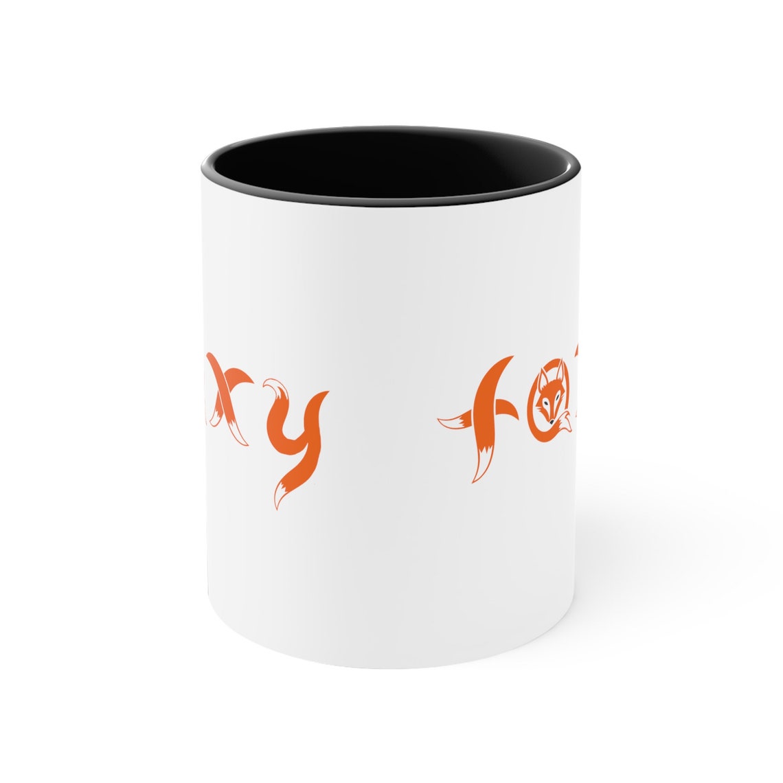 Foxy Coffee Mug Style for Furry Community With Fox Face Woodland ...