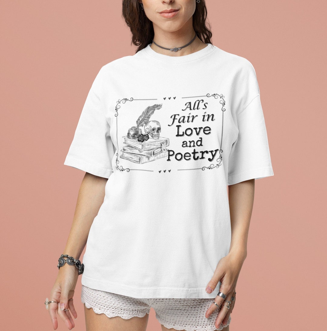 Taylor Swift-inspo 'all's Fair in Love and Poetry' T-shirt Embrace ...