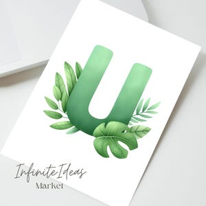 Watercolor Sweet Safari Alphabet Clipart, Safari Clipart, Jungle ...