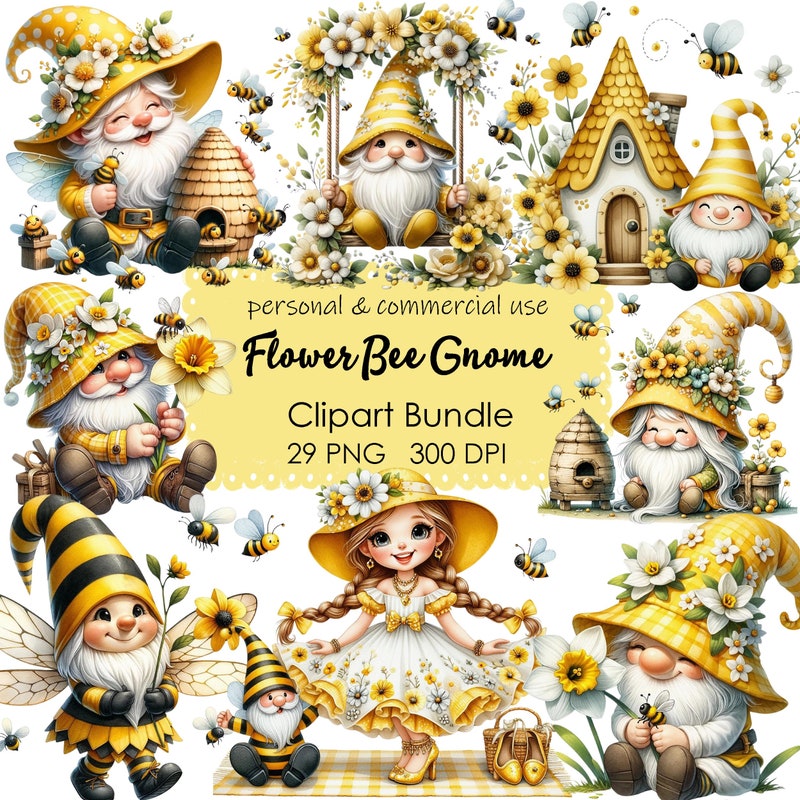 Bee Gnome - Etsy