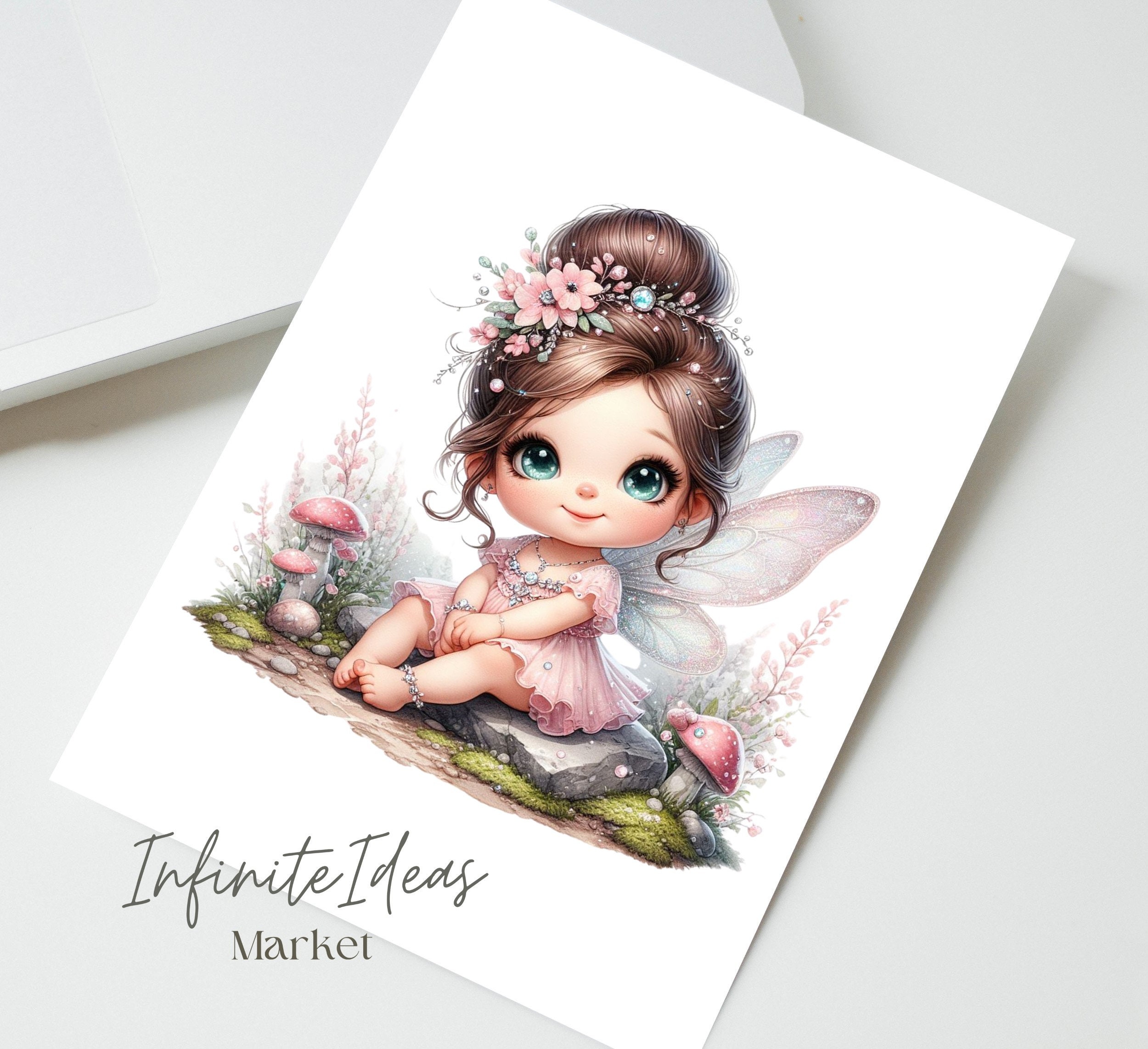 Sweet Fairies Clipart, Fairy PNG, Garden Fairies, Fairy Clipart Bundle ...