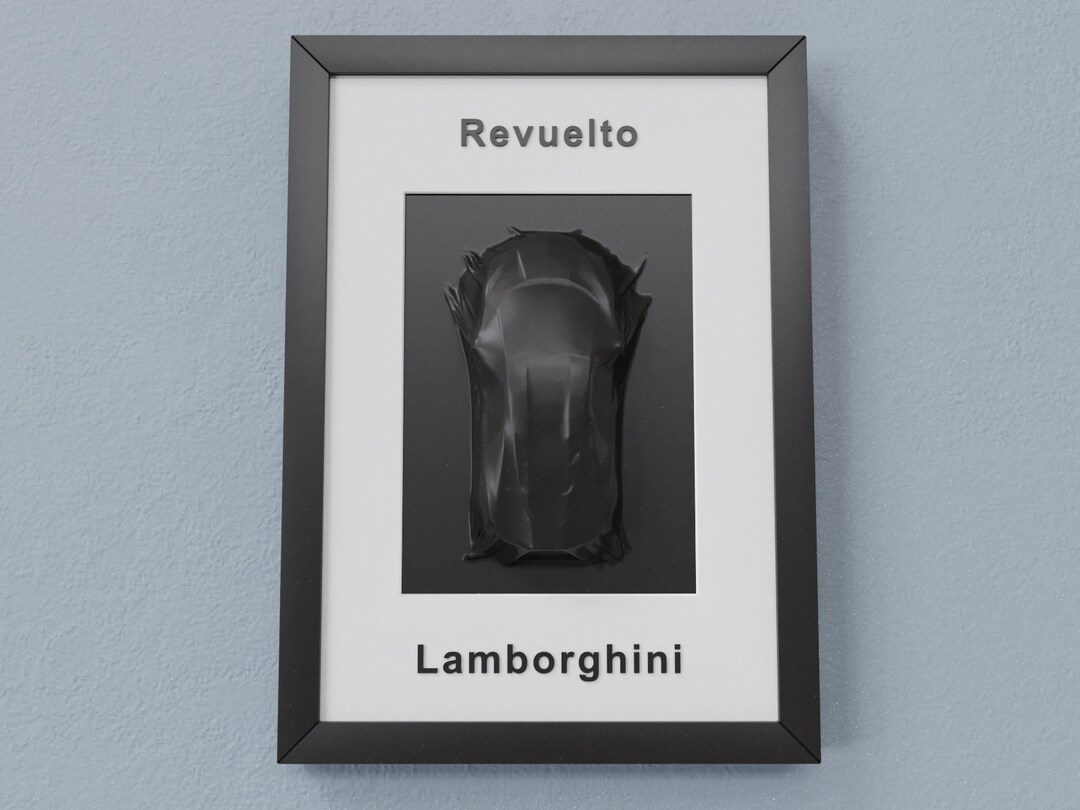 Lamborghini Revuelto 3D Ghost Frame - Etsy
