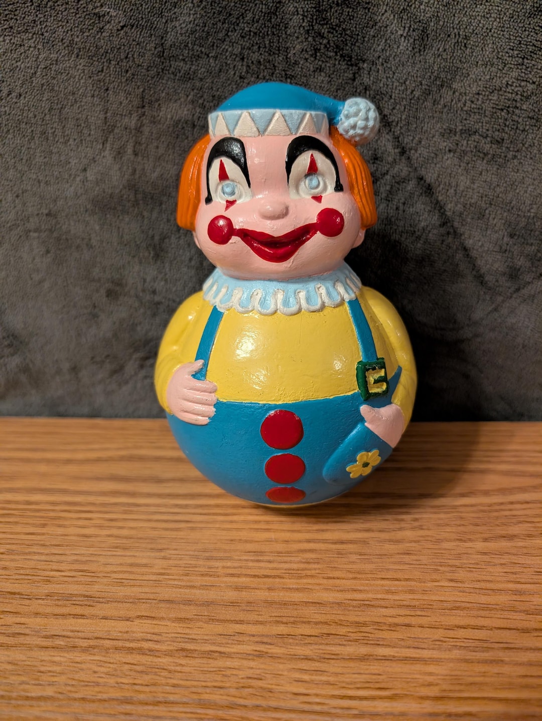 Vintage 1972 the First Years Roly Poly Clown Child Baby Toy Kiddie ...