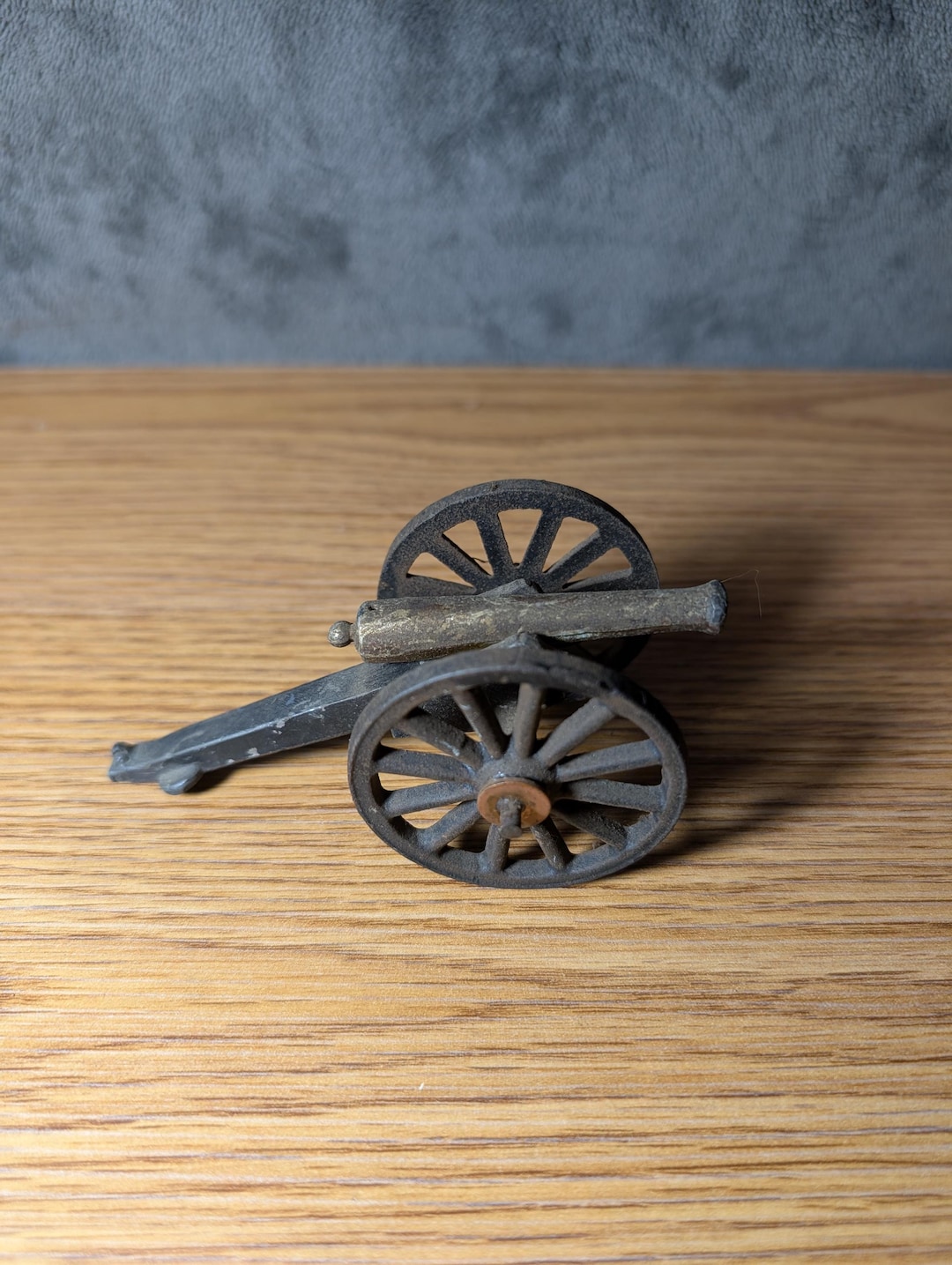 Diecast Penn Craft Miniature Civil War Toy Cannon Cast Iron Brass ...