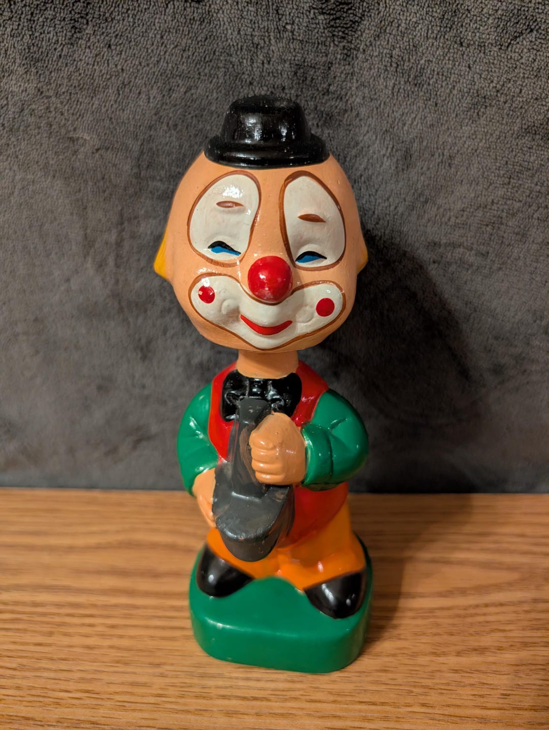 Vintage Bobblehead Clown Bank Saxophone Instrument W/ Stopper - Etsy