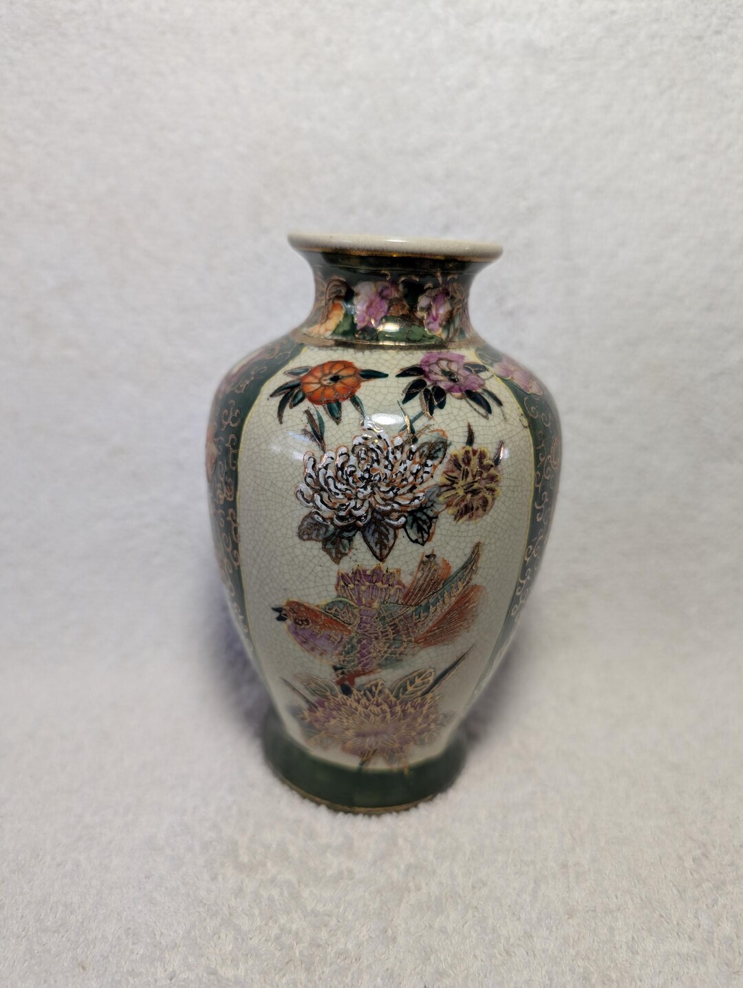 Japanese Satsuma Planter Pot With a Shimazu Crest Dating to the Meiji ...