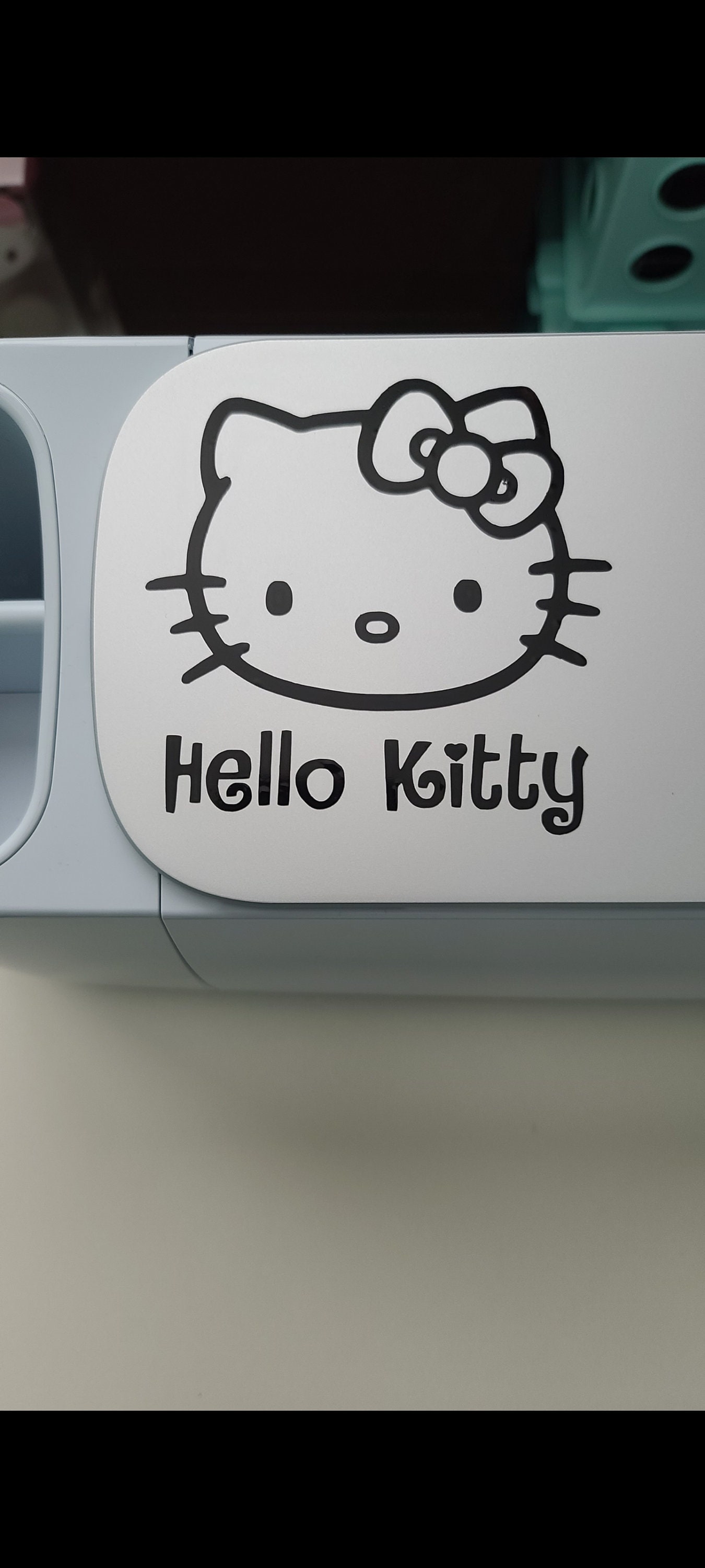 TWO Hello Kitty Silhouete Decal/sticker - Etsy