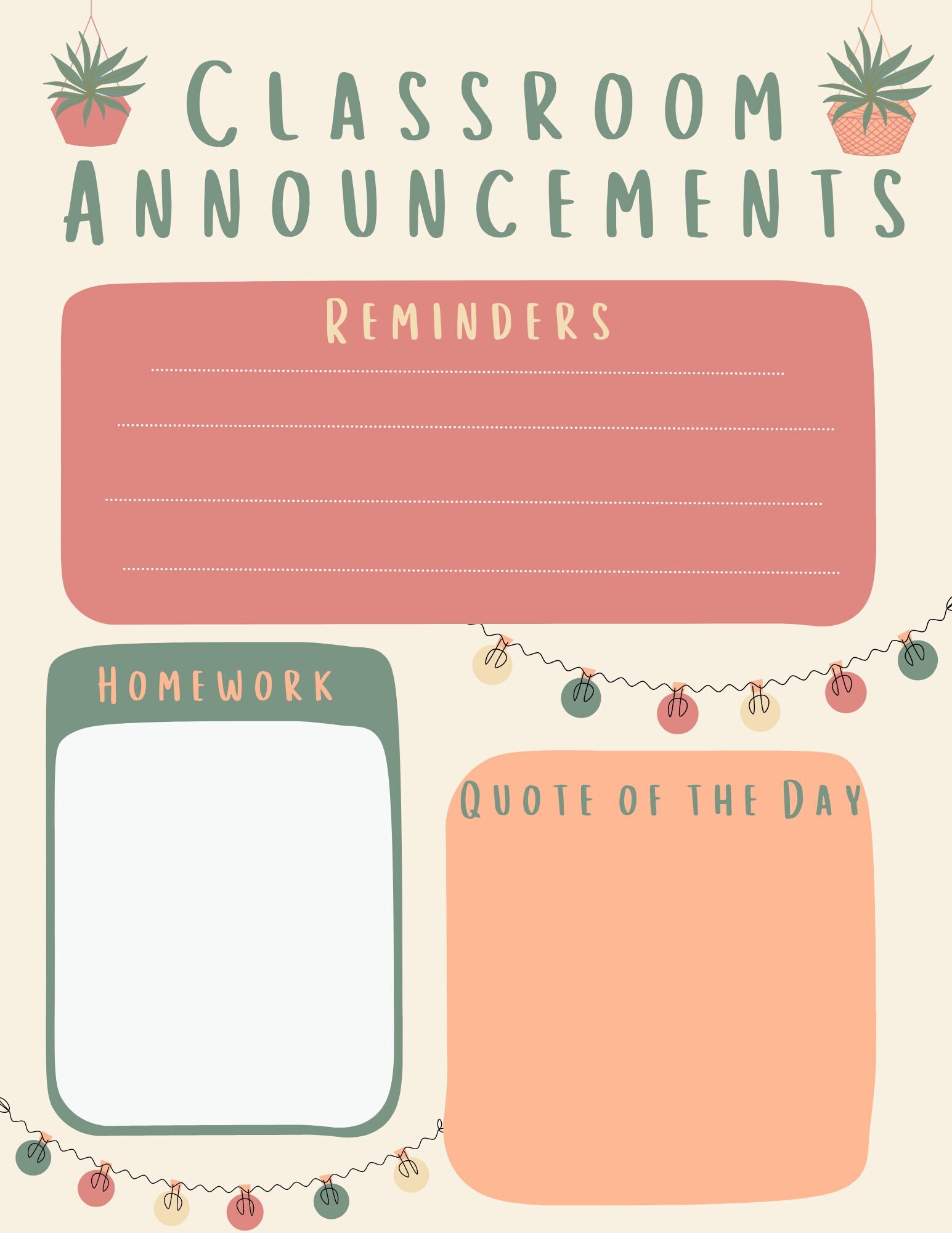 Classroom Collection - Digital Download Posters - Etsy