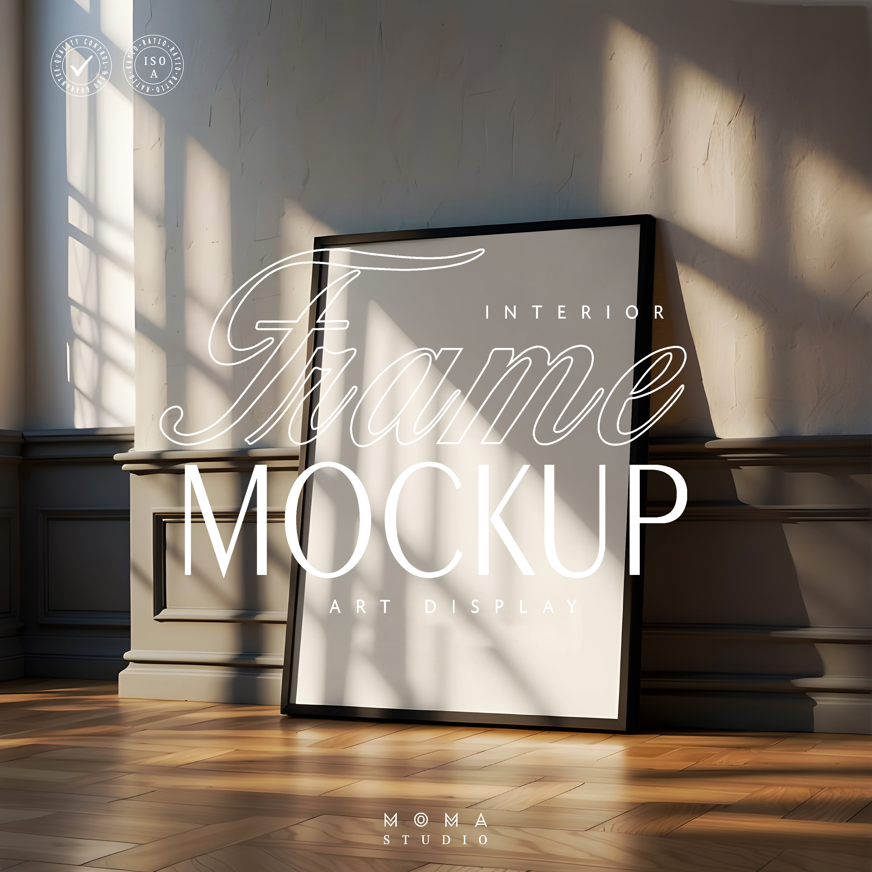 Black Frame Mockup Psd Template for Poster and Art Print, 8x12 Frame ...