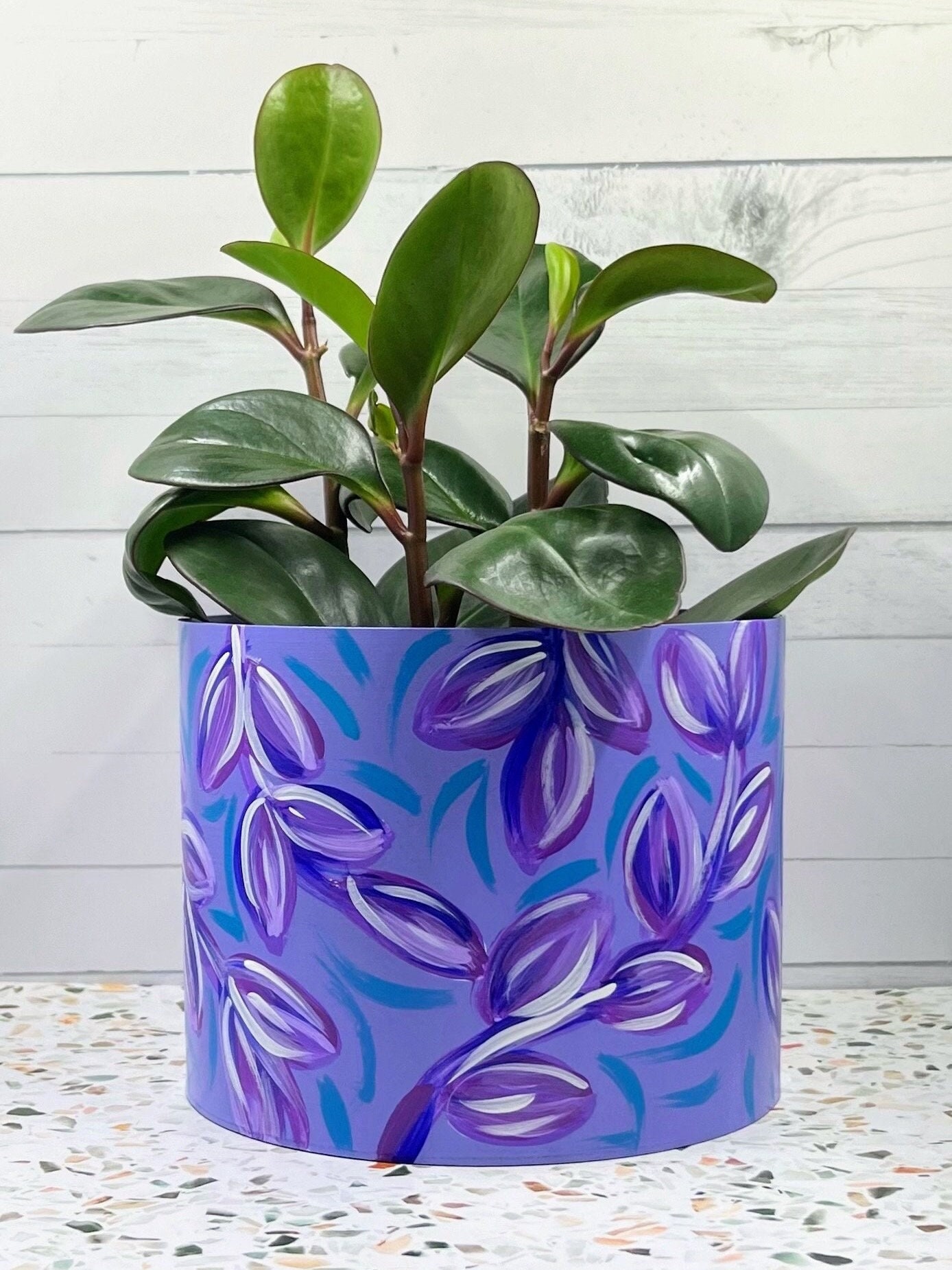 Colorful Plant Pot | 6in Planter | Hand-painted Design | Colourful ...