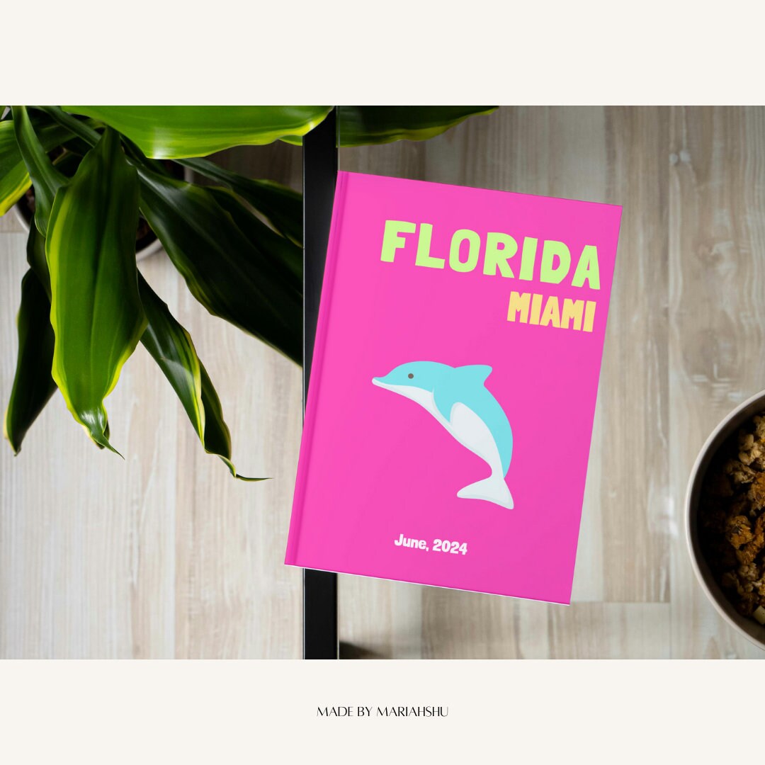 Miami Florida Travel Book Template| Coffee Table Photo Book ...