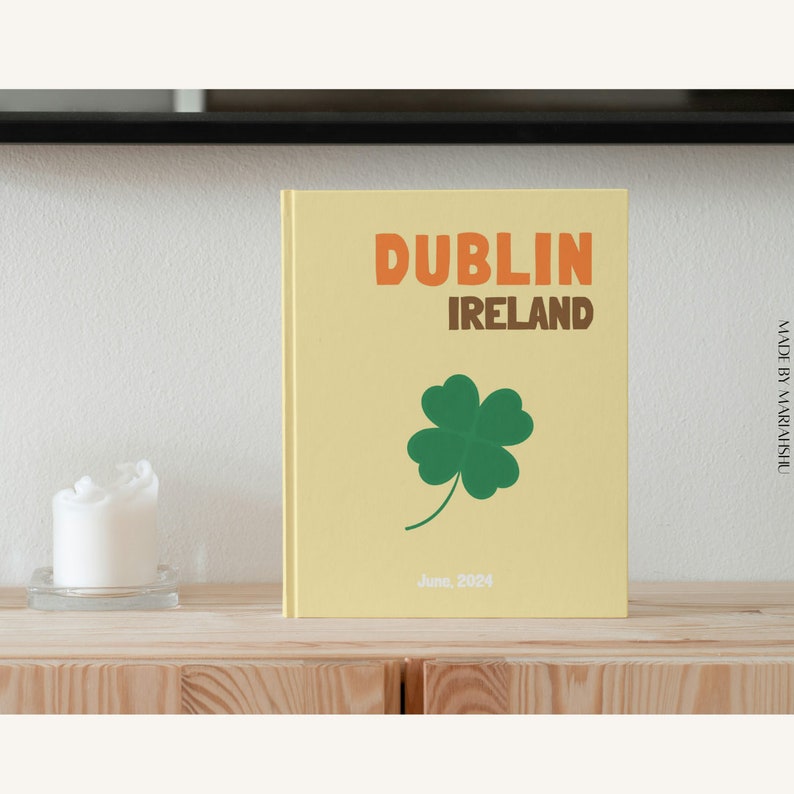 Ireland Travel Book Template| Coffee Table Photo Book, Personalize ...