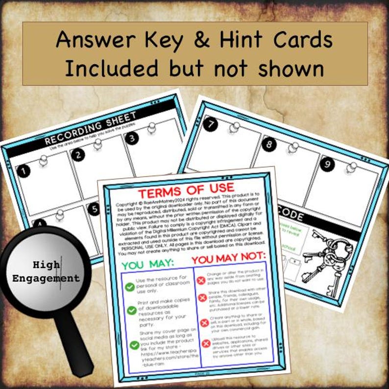 Halloween Trapped in School Escape Room for Kids Ages 7 and Up - Etsy