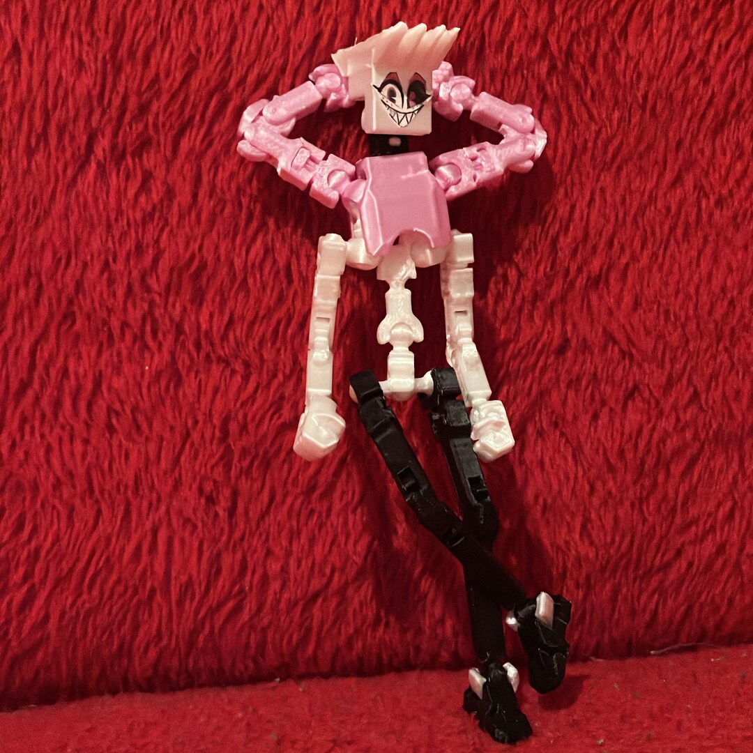 Hazbin Hotel Angel Dust Action Figure - Etsy