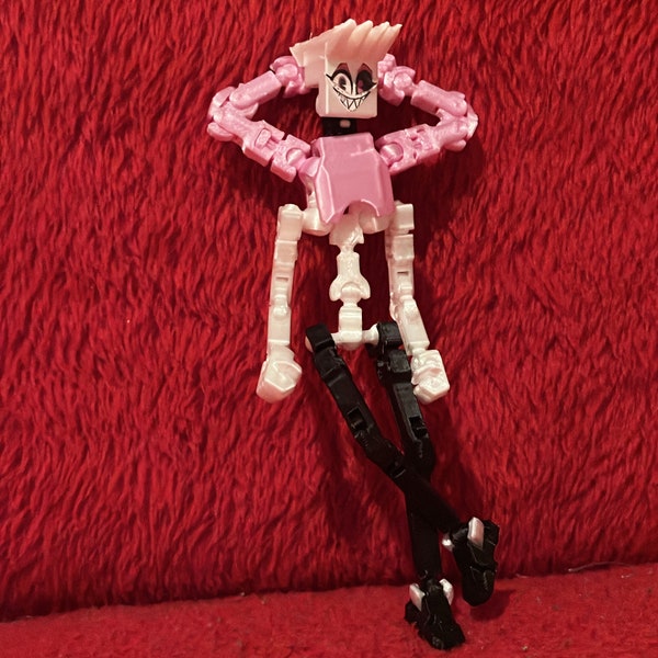 Hazbin Hotel Angel Dust Figure - Etsy